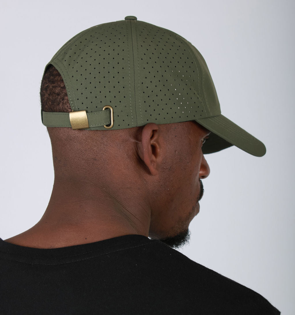PINHOLE MENS CAP - OLIVE – SenquOnline