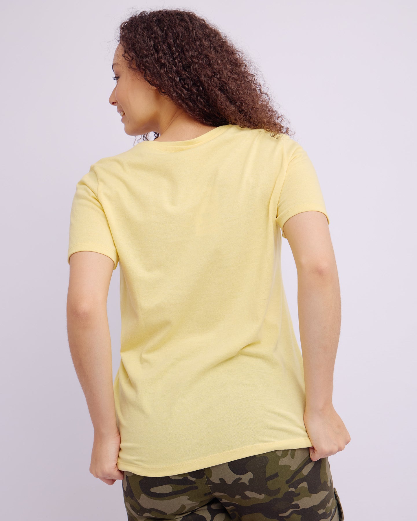 AVO CARDIO TEE - BUTTER YELLOW – SenquOnline